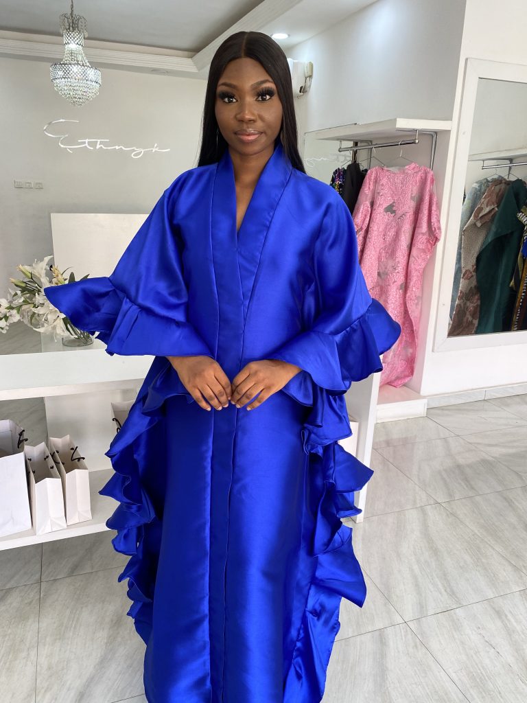 Ebun Luxe Kaftan - Royal Blue - Ethnyk